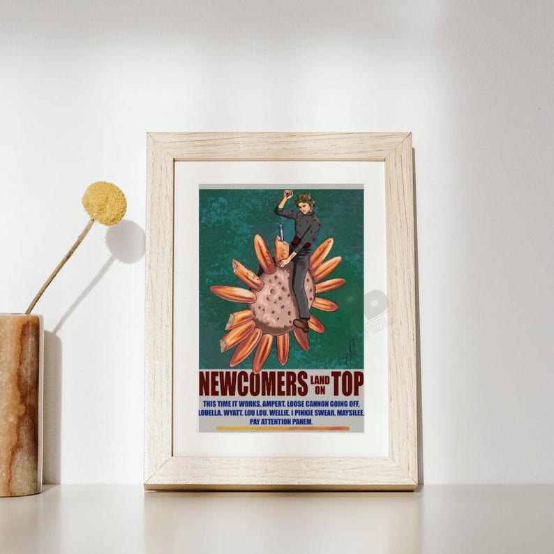 Haymitch Abernathy Propaganda Poster | Hunger Games Wall Art (digital ...