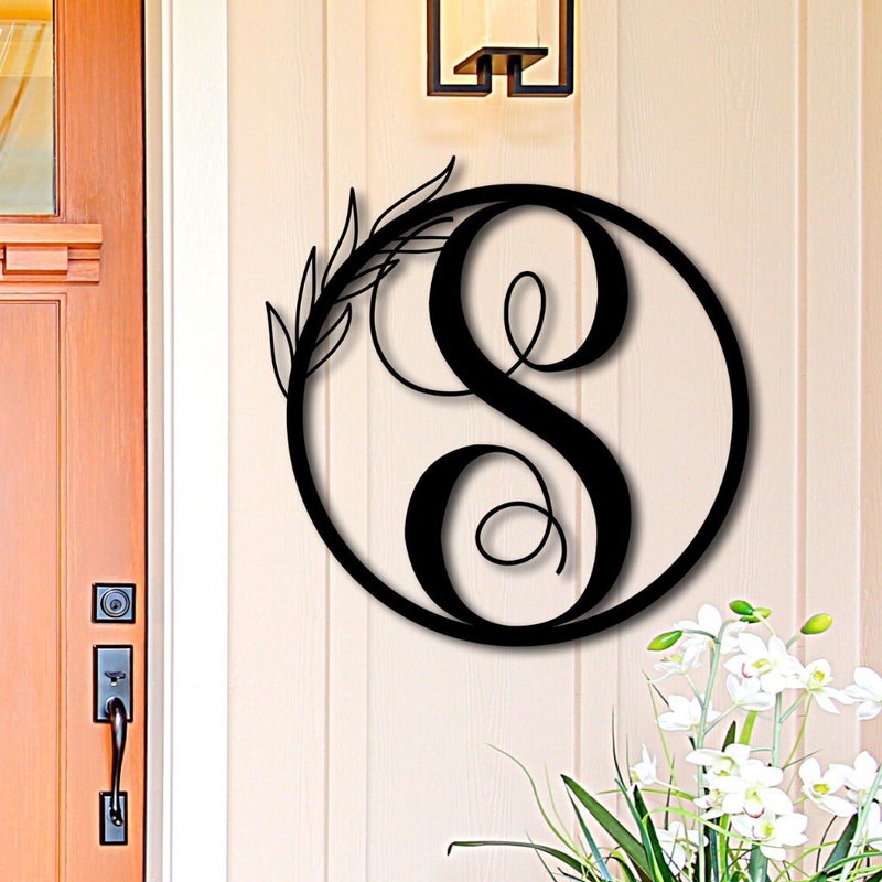 Monogram Signs - Etsy