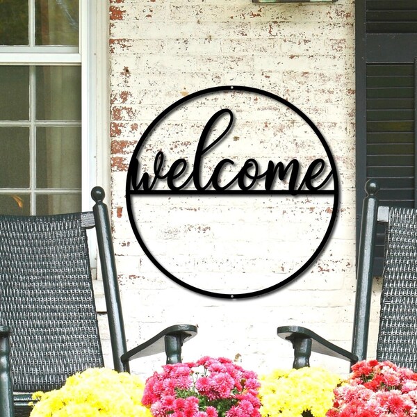 Outdoor Welcome Sign - Etsy