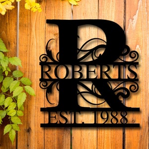 Est Home Sign, Est House Sign, Est in Signs, Est in 2020, Est Metal ...