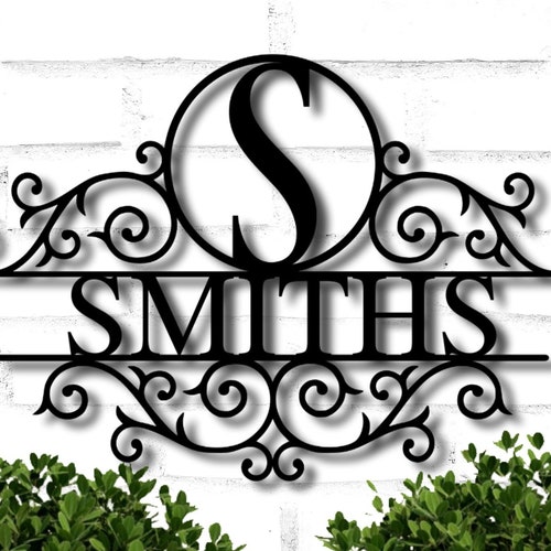 Custom Metal Name Sign Personalized Metal Sign Outdoor - Etsy