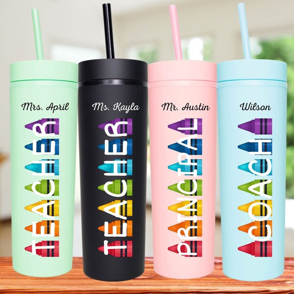 Personalized Teacher Cup - Etsy