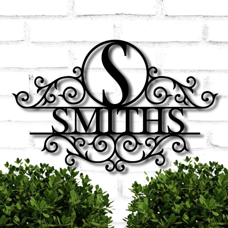 Metal Name Sign - Etsy