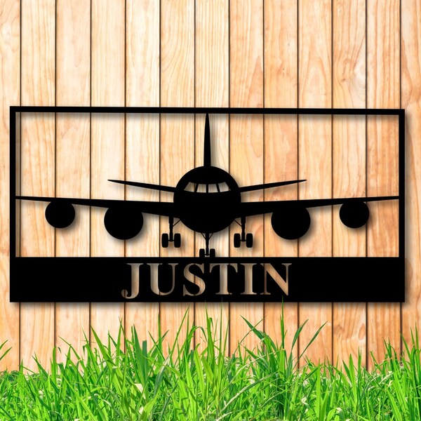 Airplane Monogram - Etsy