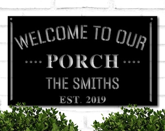 Welcome to Our Back Porch | Etsy