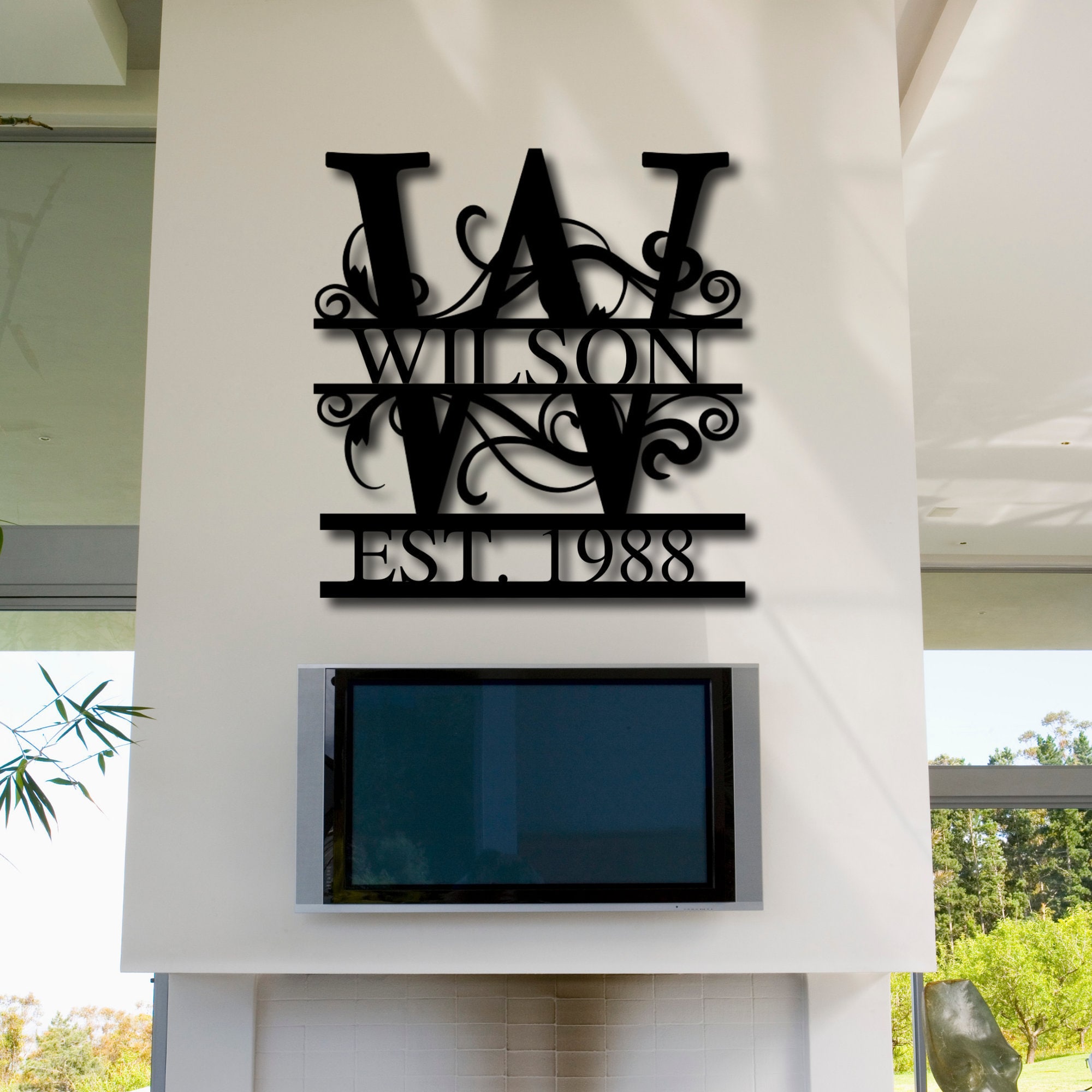 Est Home Sign Est House Sign Est in Signs Est in 2020 Est - Etsy