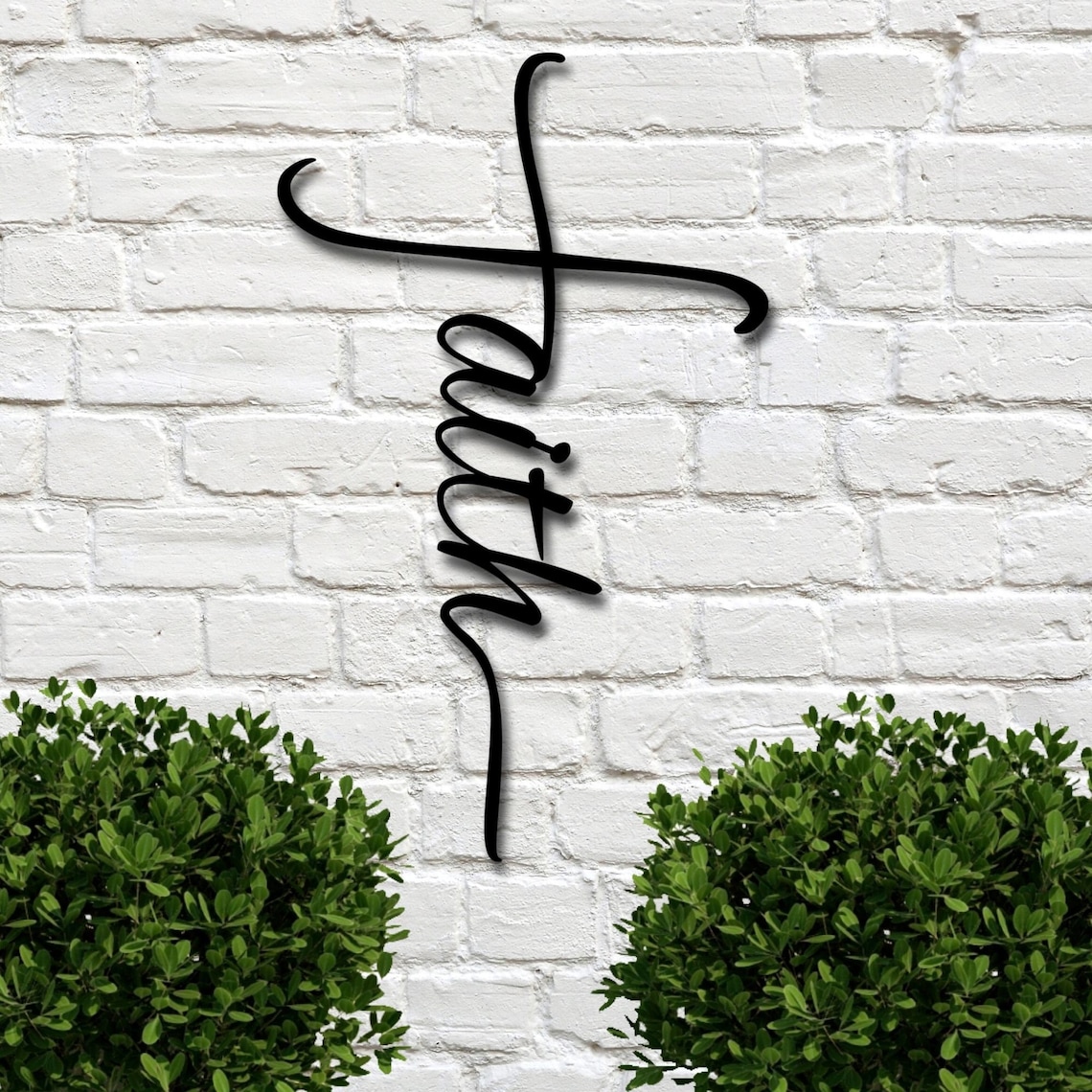 Wall Cross Decor Metal Faith Cross Cross Wall Sign - Etsy