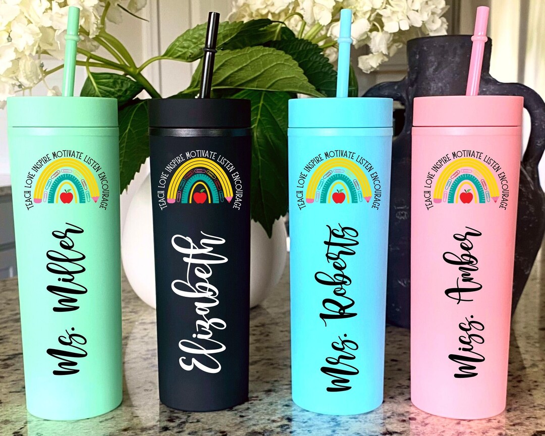 Teacher Gifts, Teacher Tumbler Personalized, Teacher Appreciation Gifts ...