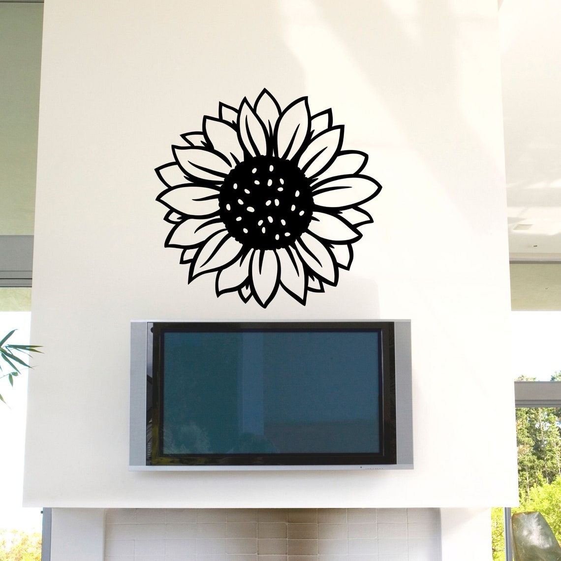 Sunflower Metal Sign, Sunflower Home Decor, Flower Metal Decor ...