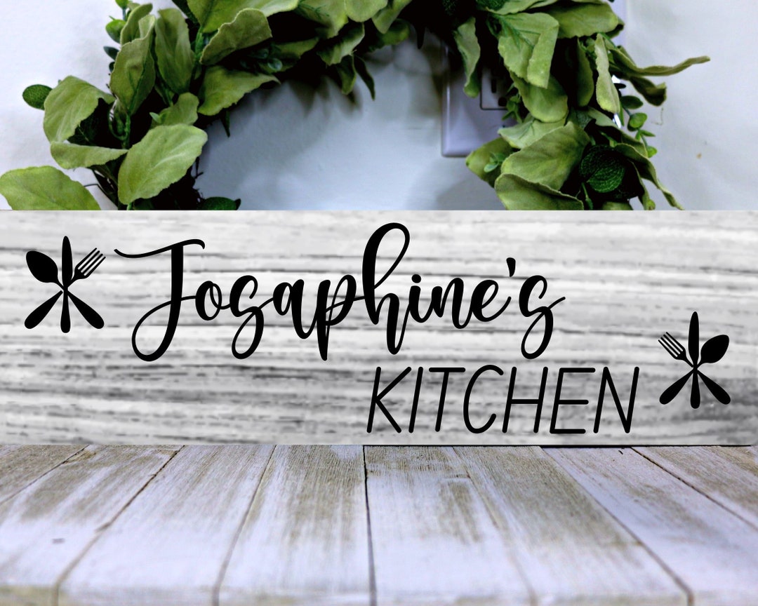 Personalized Kitchen Sign Custom Kitchen Sign Kitchen Sign - Etsy