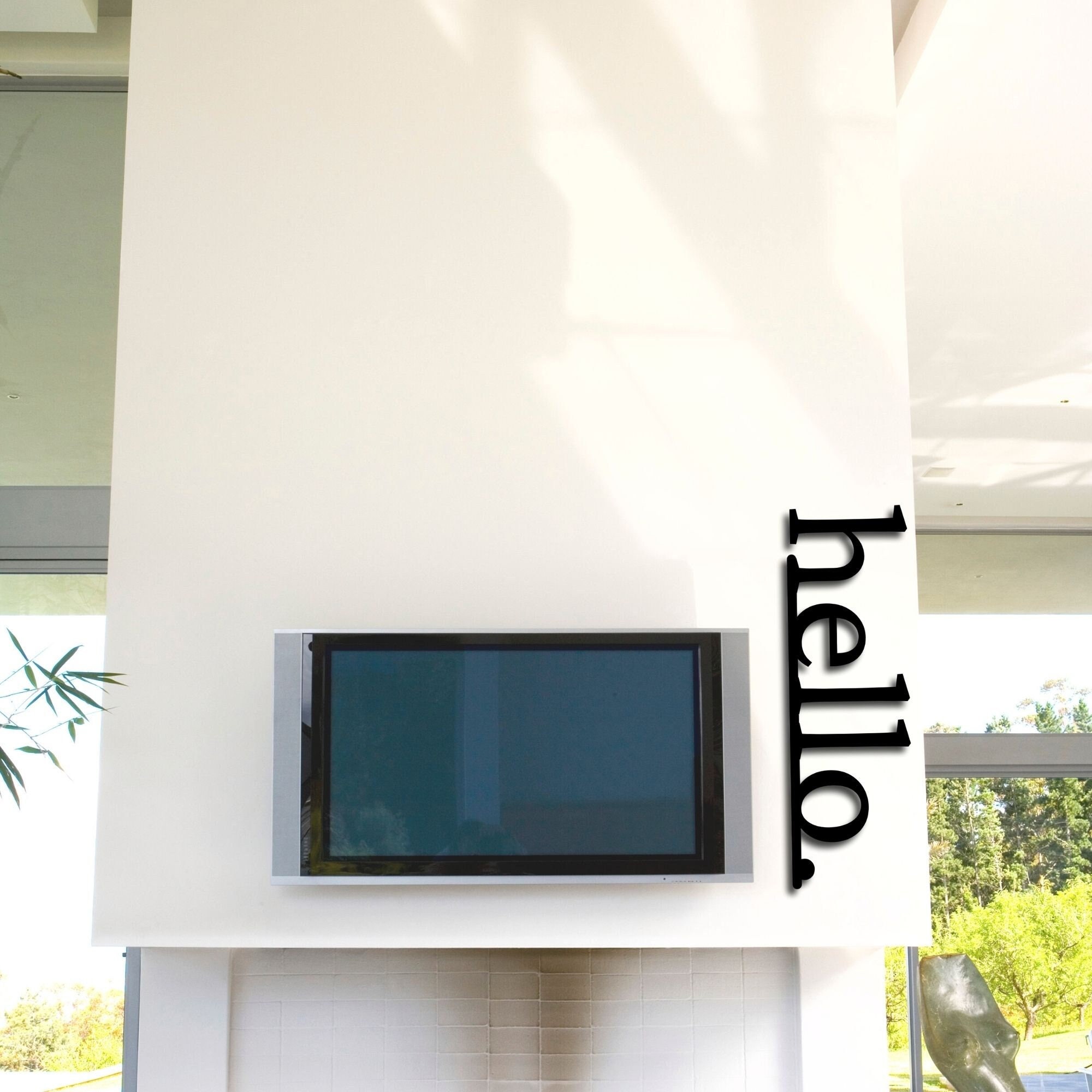 Metal Hello Sign Welcome Metal Sign Hello Door Metal - Etsy