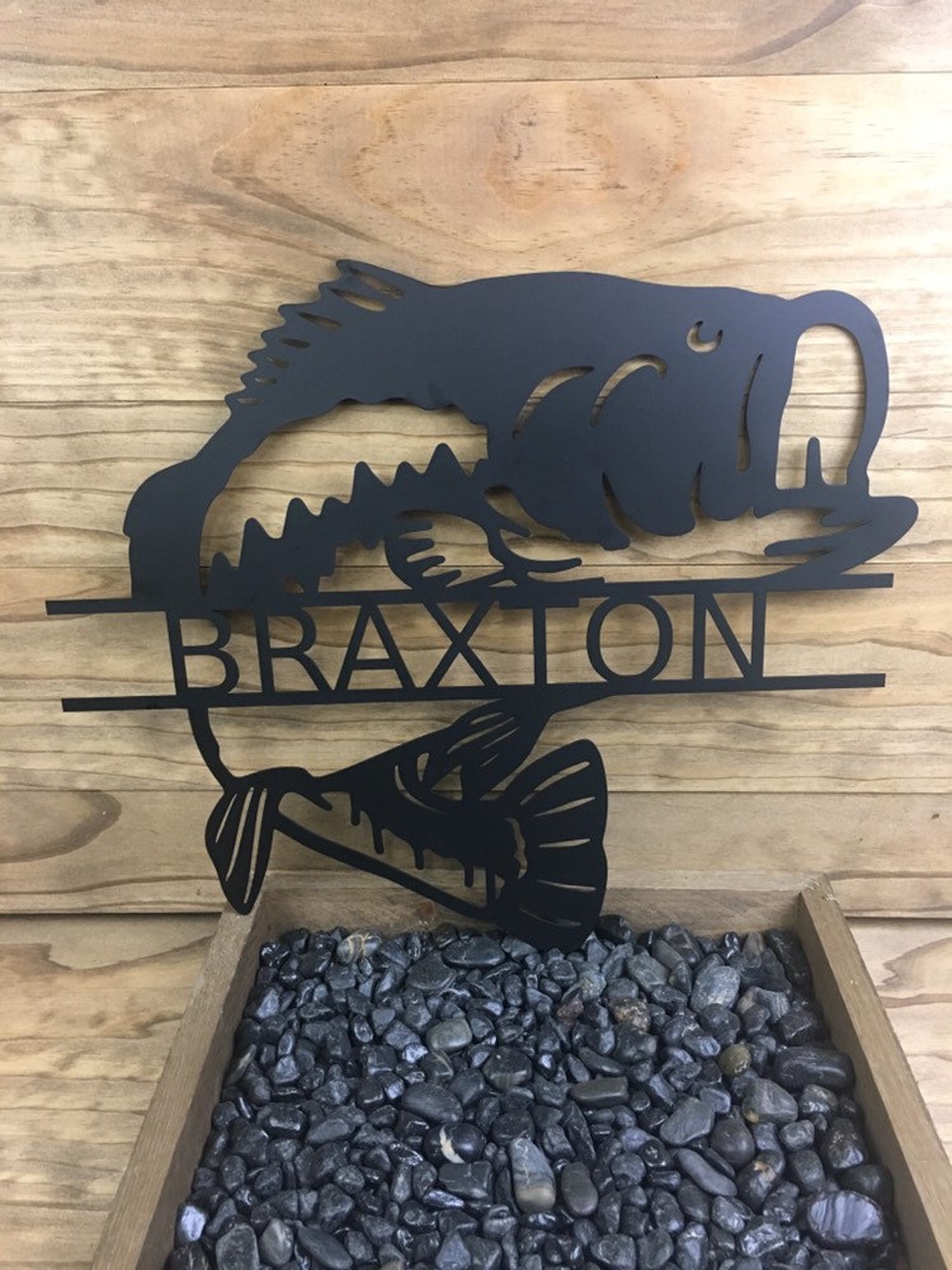 Bass Fish Wall Decor Bass Fish Sign Bass Fish Wall Art - Etsy