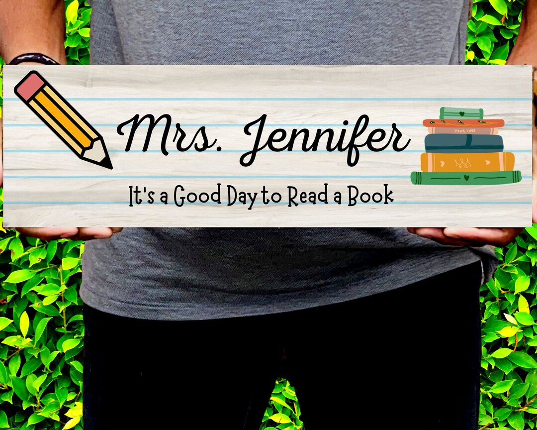 Reading Teacher Gift, Teacher Classroom Sign, Gift for Reading Teacher ...