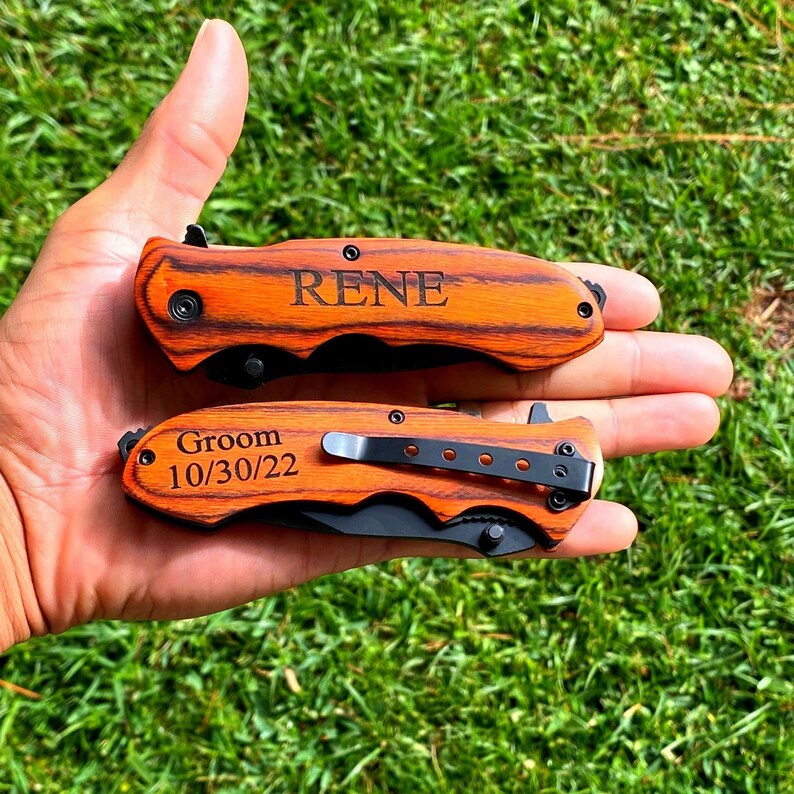 Engraved Hunting Knife Personalized Pocket Knife Hunting - Etsy