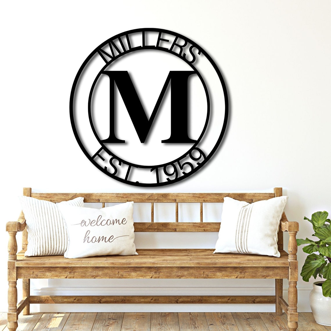 Custom Metal Name Sign Split Letter Name Sign Personalized - Etsy