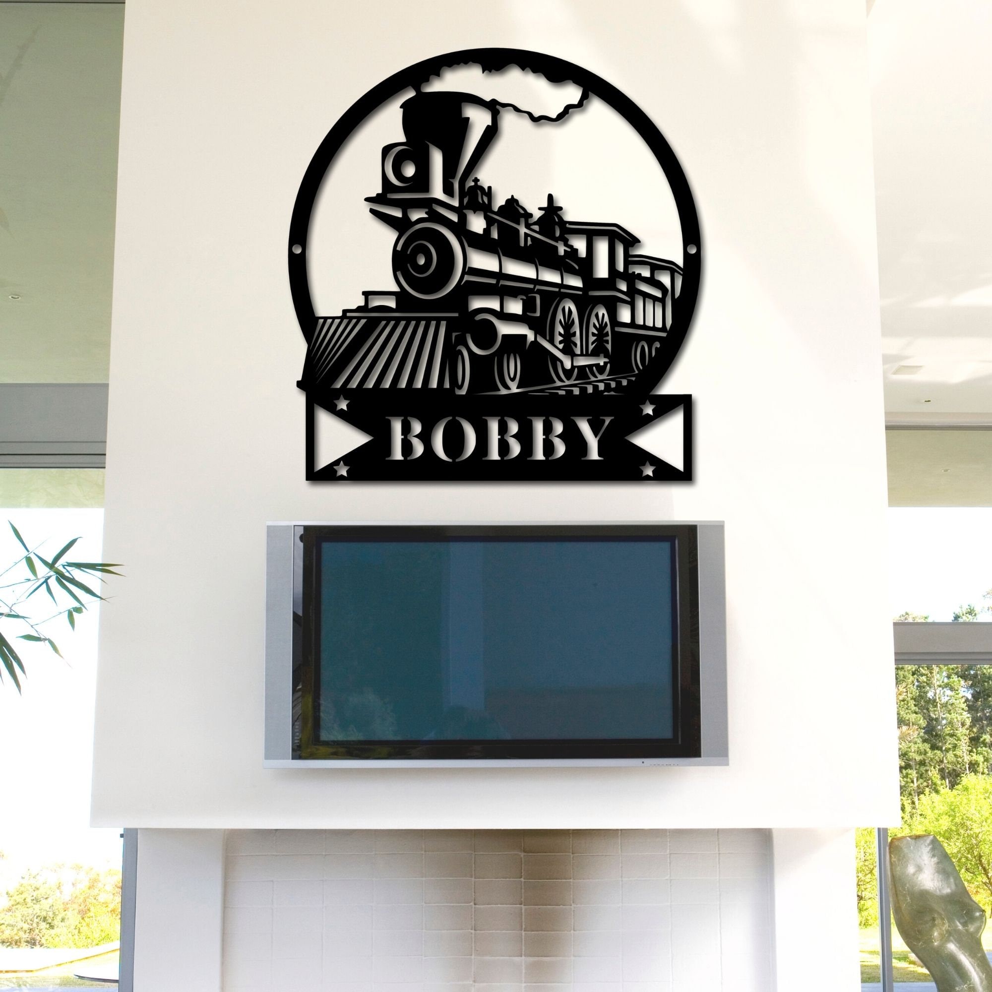 Train Metal Sign Train Wall Decor Custom Train Sign Train - Etsy