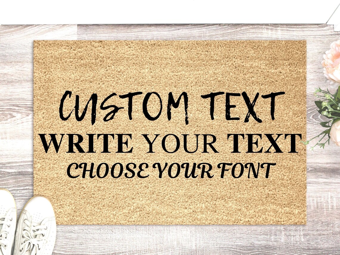 Custom Rug Outdoor, Outside Rugs, Custom Outdoor Rug, Personalized Door ...
