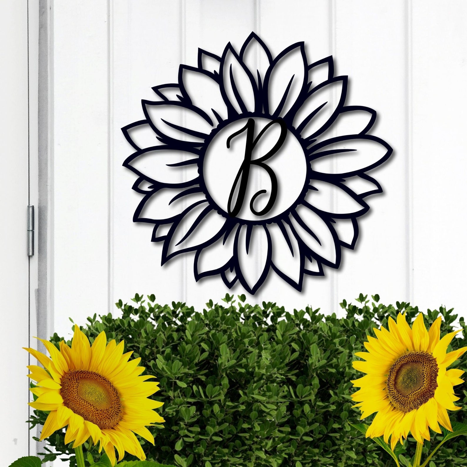 Personalized Sunflower Sign Sunflower Name Sign Housewarming - Etsy