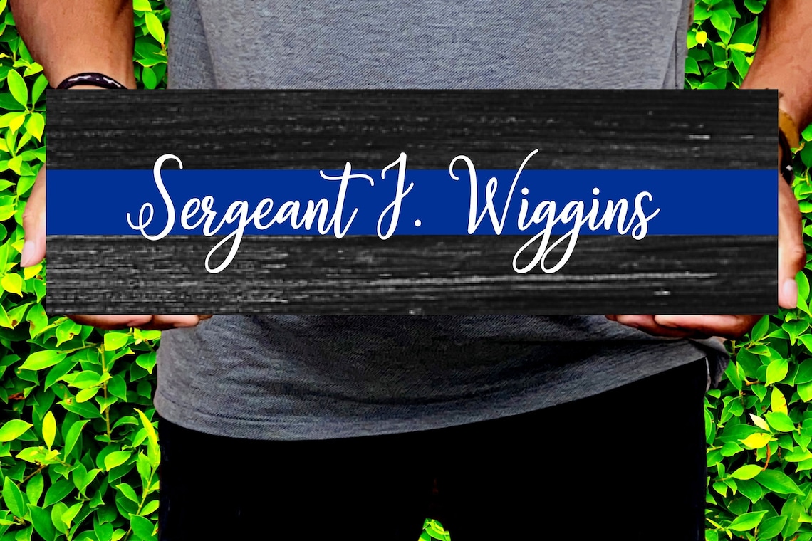 Police Officer Name Plate Police Officer Gifts Police - Etsy