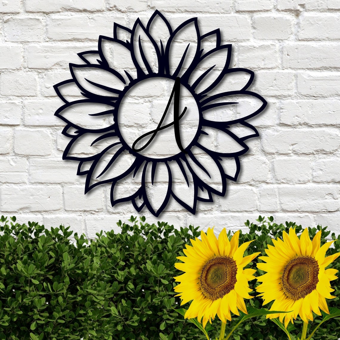 Personalized Sunflower Sign Sunflower Name Sign Housewarming - Etsy