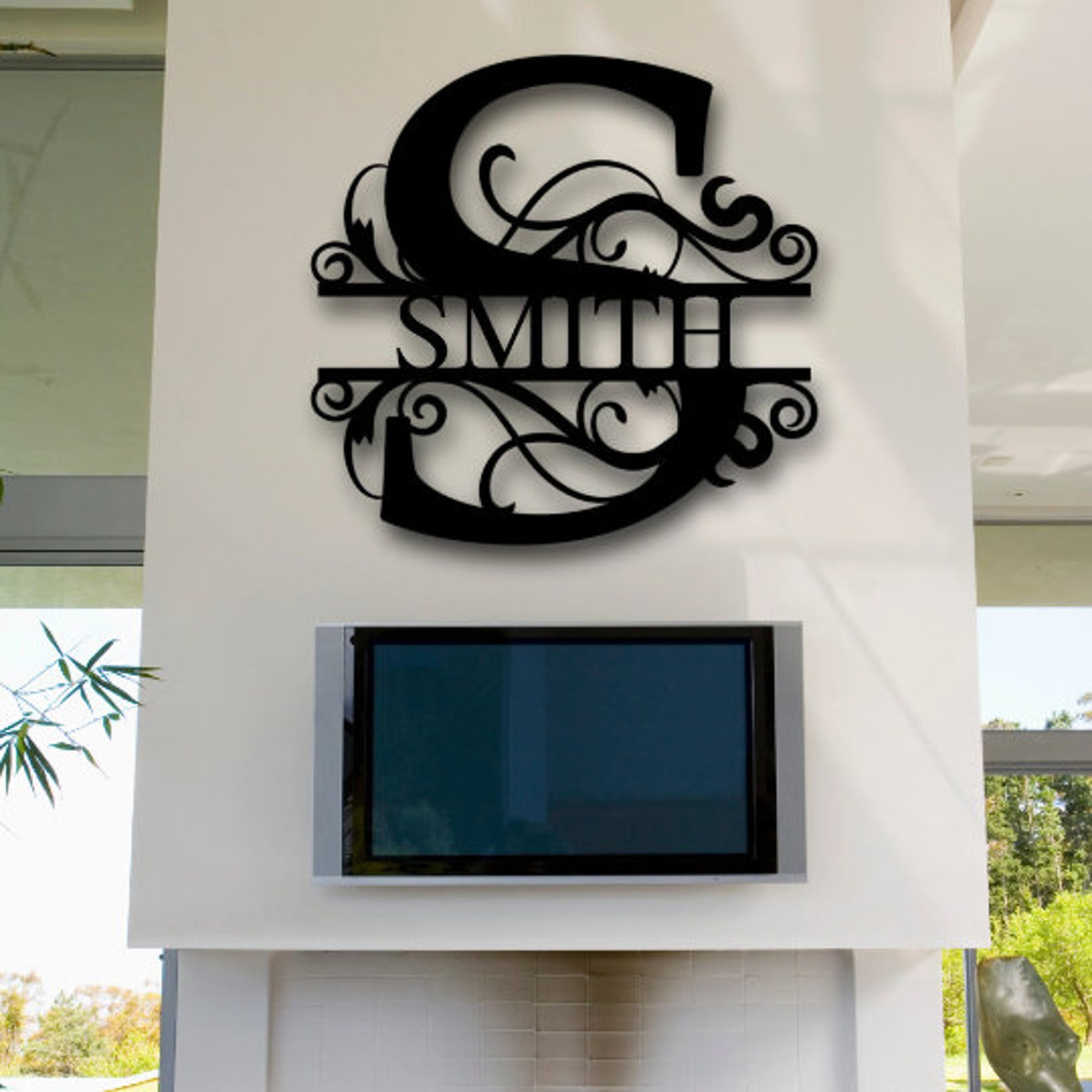 Personalized Iron Sign Last Name Iron Sign Iron Wall Art - Etsy