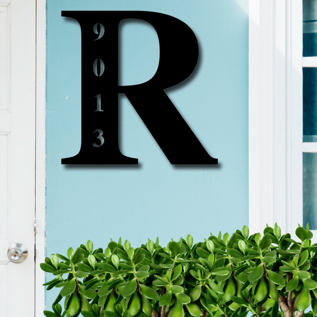 Letter R, Letter R Wall Art, Letter R Decor, Letter R Wall Decor ...