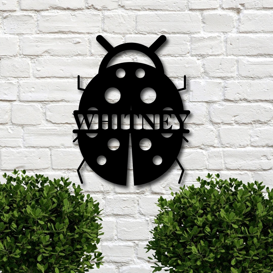 Ladybug Gifts, Metal Ladybug Wall Decor, Ladybug Wall Hanging ...
