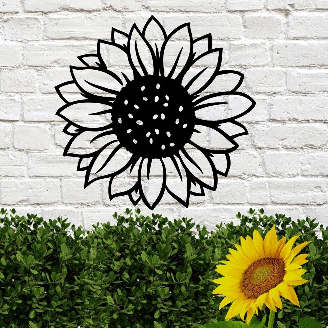 Sunflower Metal Sign Sunflower Home Decor Flower Metal - Etsy