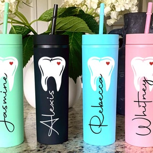Personalized Tooth, Dentist Cup, Dental Hygienist Assistant Gift ...