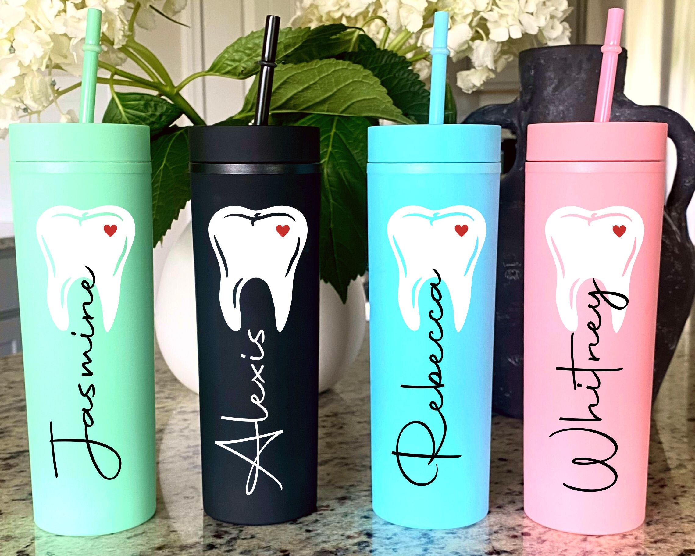 Personalized Tooth, Dentist Cup, Dental Hygienist Assistant Gift ...
