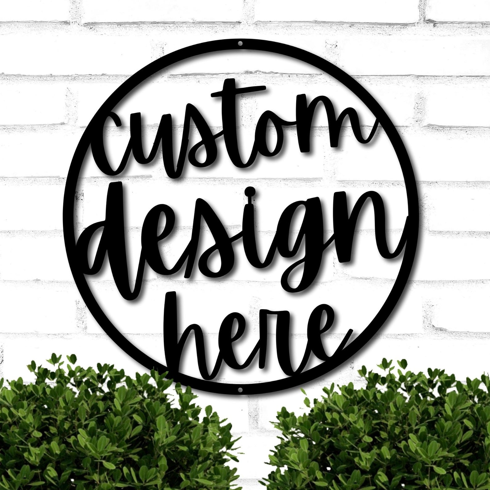 Custom Design Metal Sign, Personalized Metal Sign, Custom Logo Metal ...
