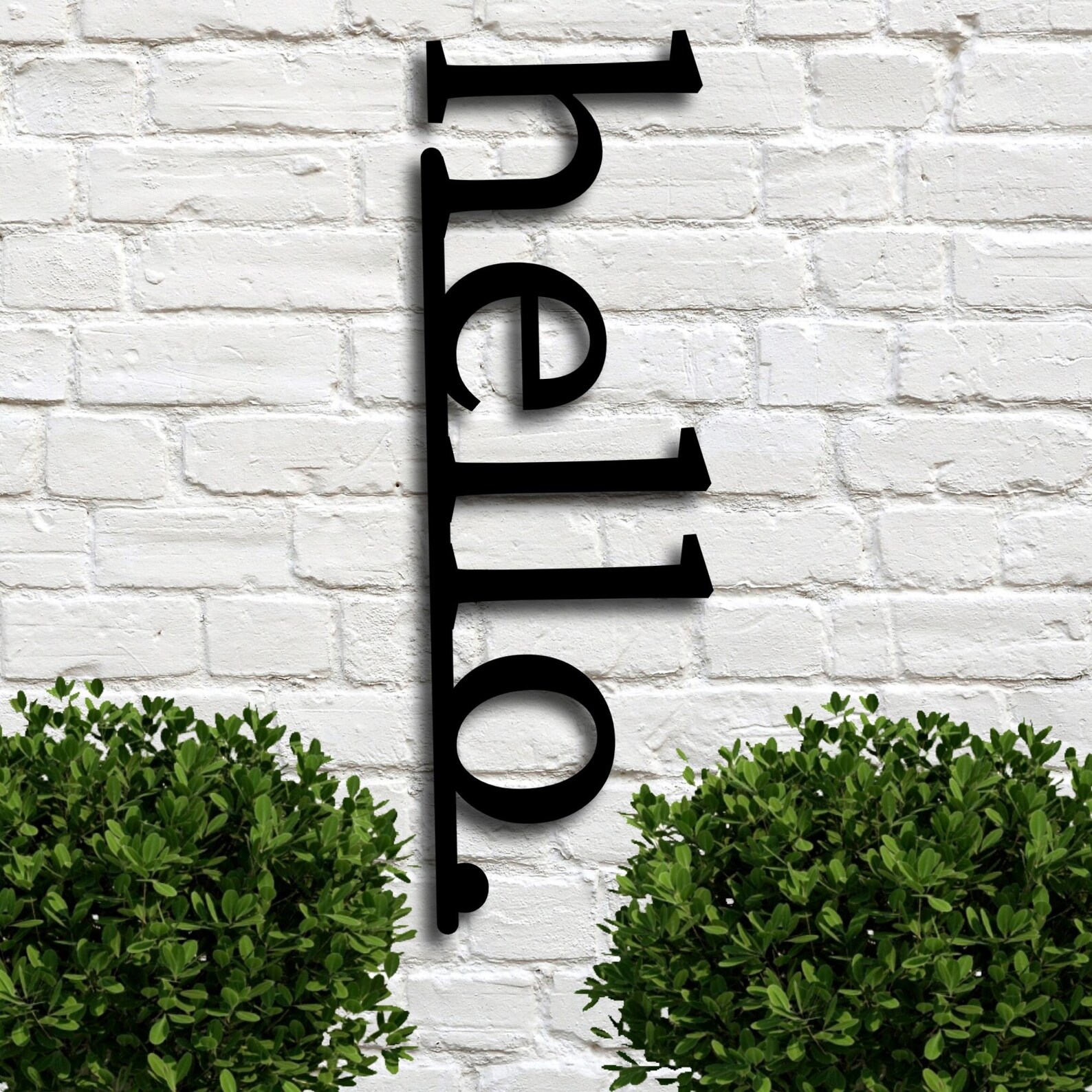Metal Hello Sign Welcome Metal Sign Hello Door Metal - Etsy