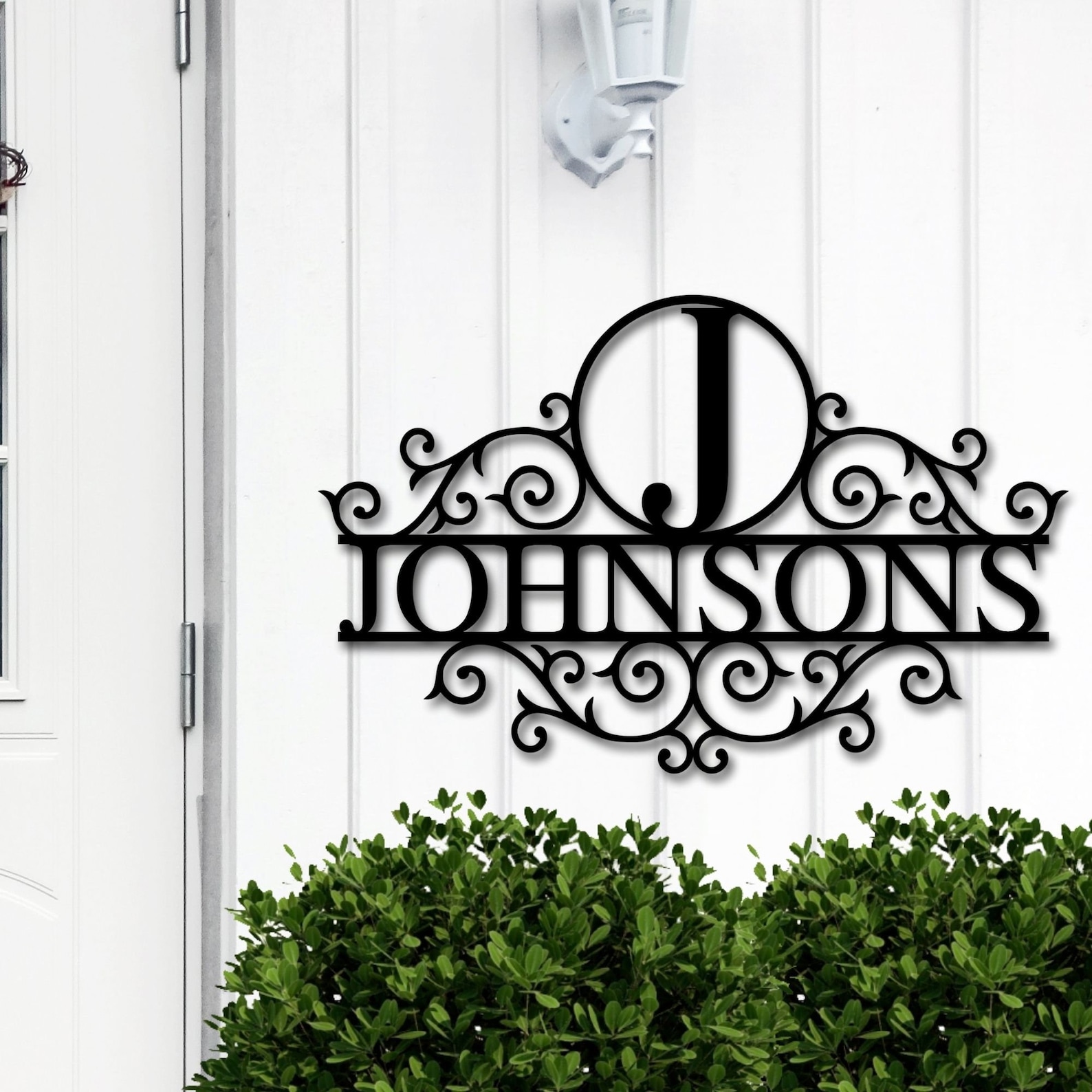 Metal Sign Personalized Metal Name Sign Split Letter - Etsy