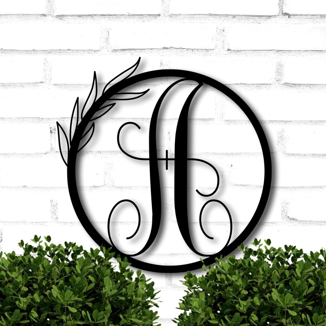 Metal Monogram Sign | Metal Sign | Monogram Sign | Monogram Wall Decor ...