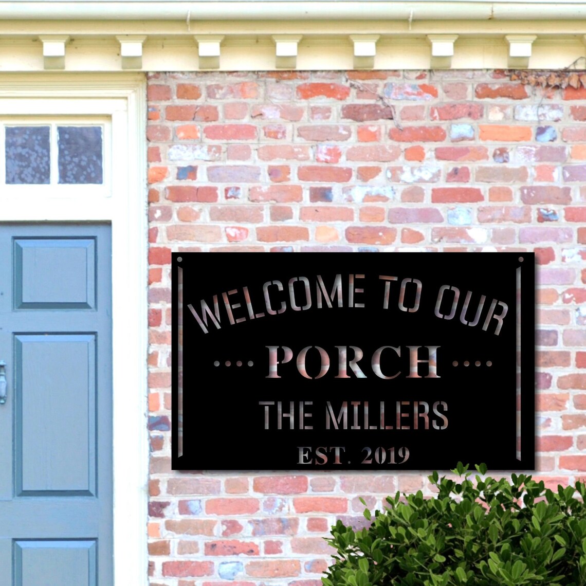 Porch Sign Porch Decor Front Porch Decor Welcome to Our - Etsy