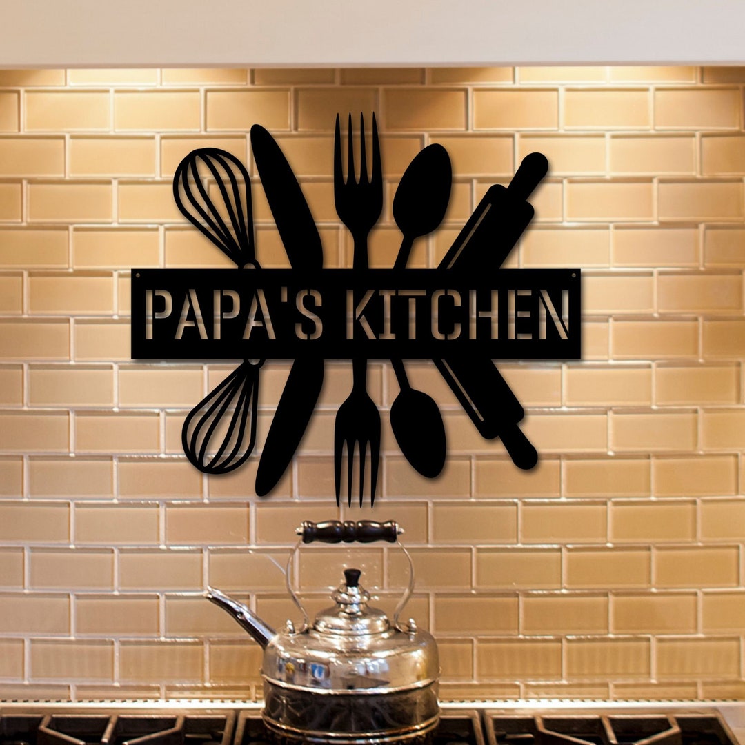 Kitchen Wall Art, Personalized Kitchen Gifts, Kitchen Signs, Kitchen ...