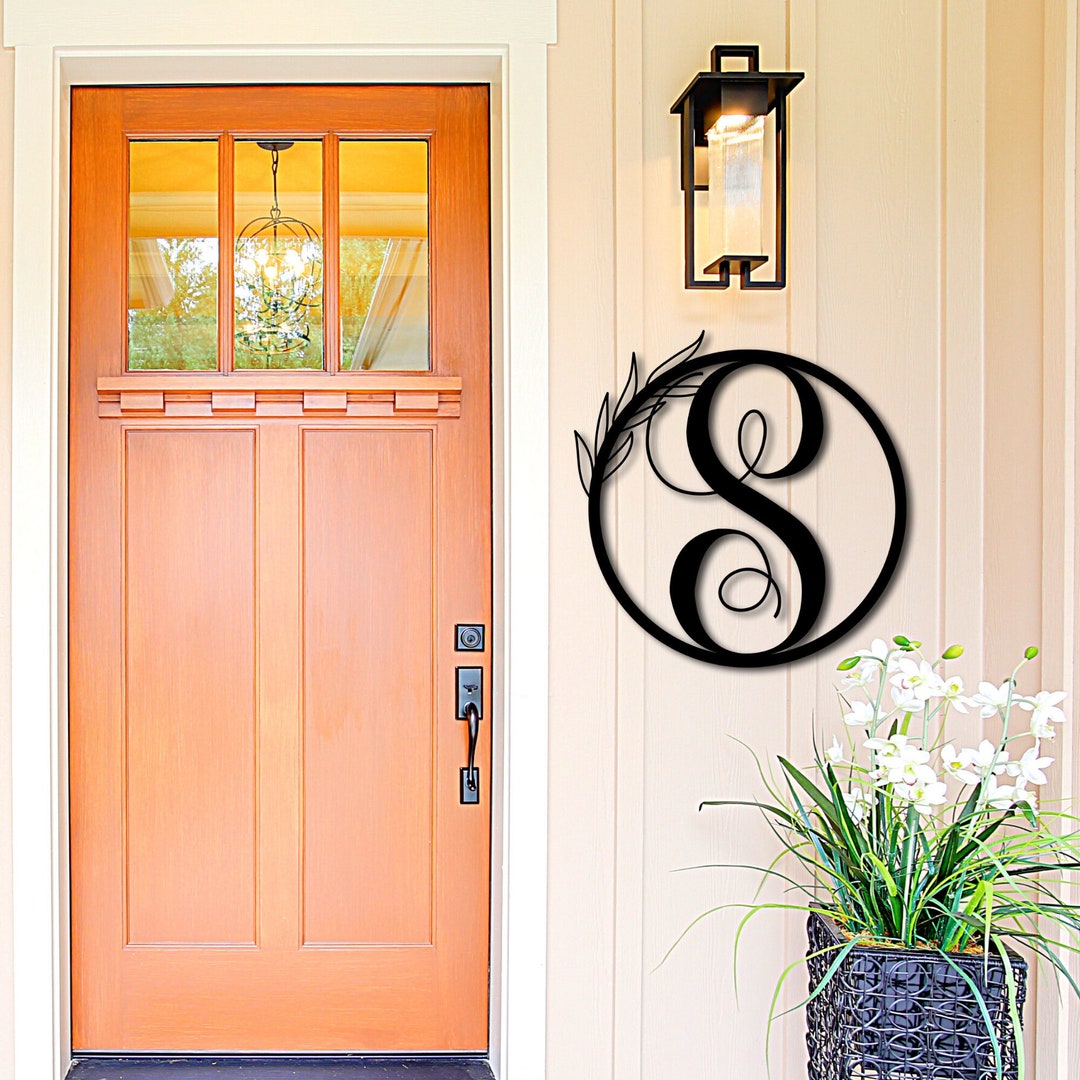 Metal Monogram Sign | Metal Sign | Monogram Sign | Monogram Wall Decor ...