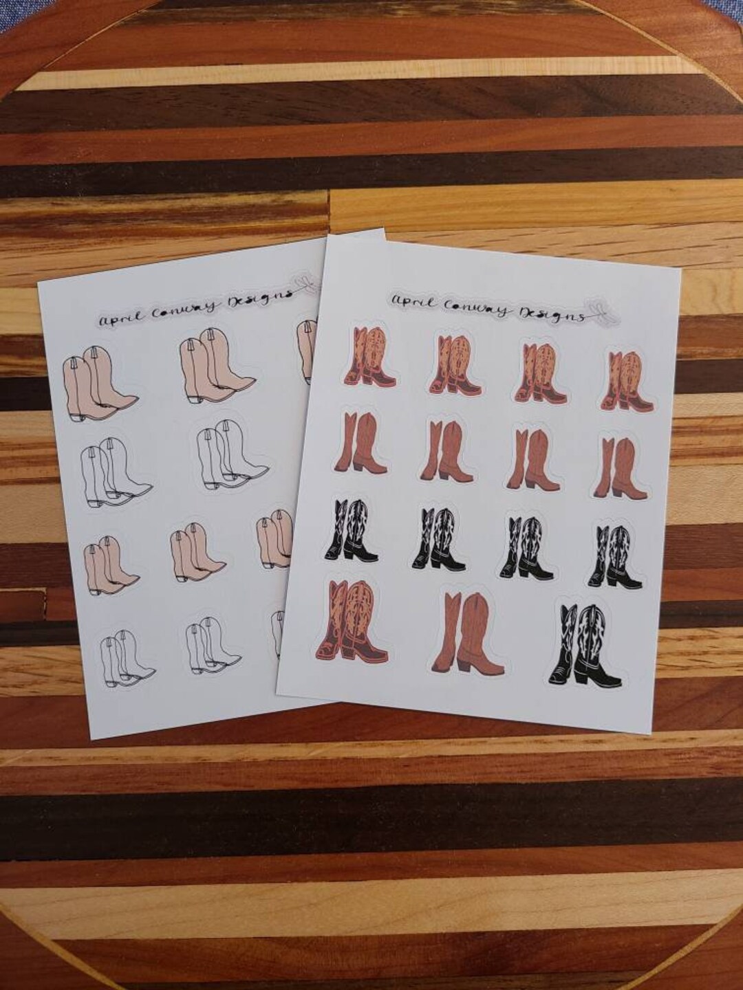 Cowboy Boots Quarter Sheet - Etsy