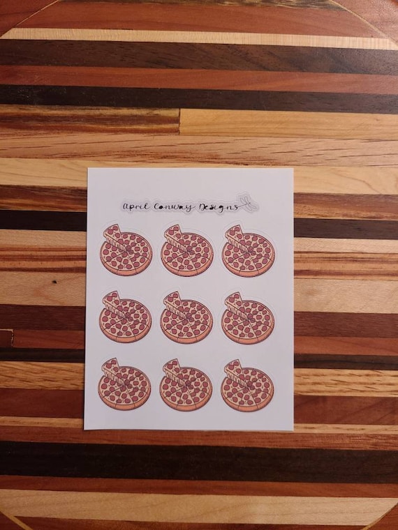 Whole Pizza Quarter Sheet | Etsy