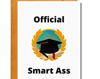 Graduation Smart Ass - Etsy