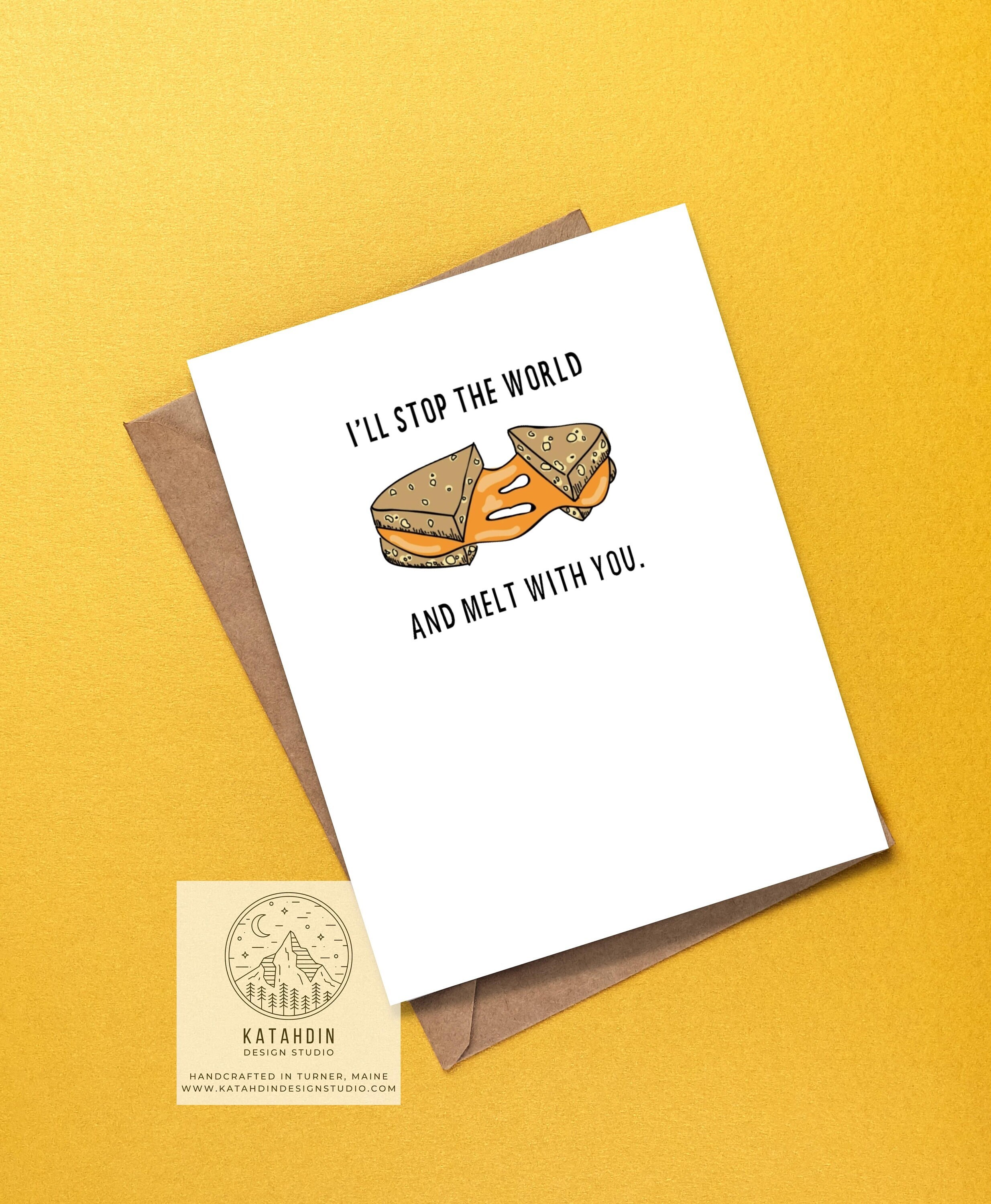 I'll Stop the World and Melt With You Food Puns Handmade - Etsy
