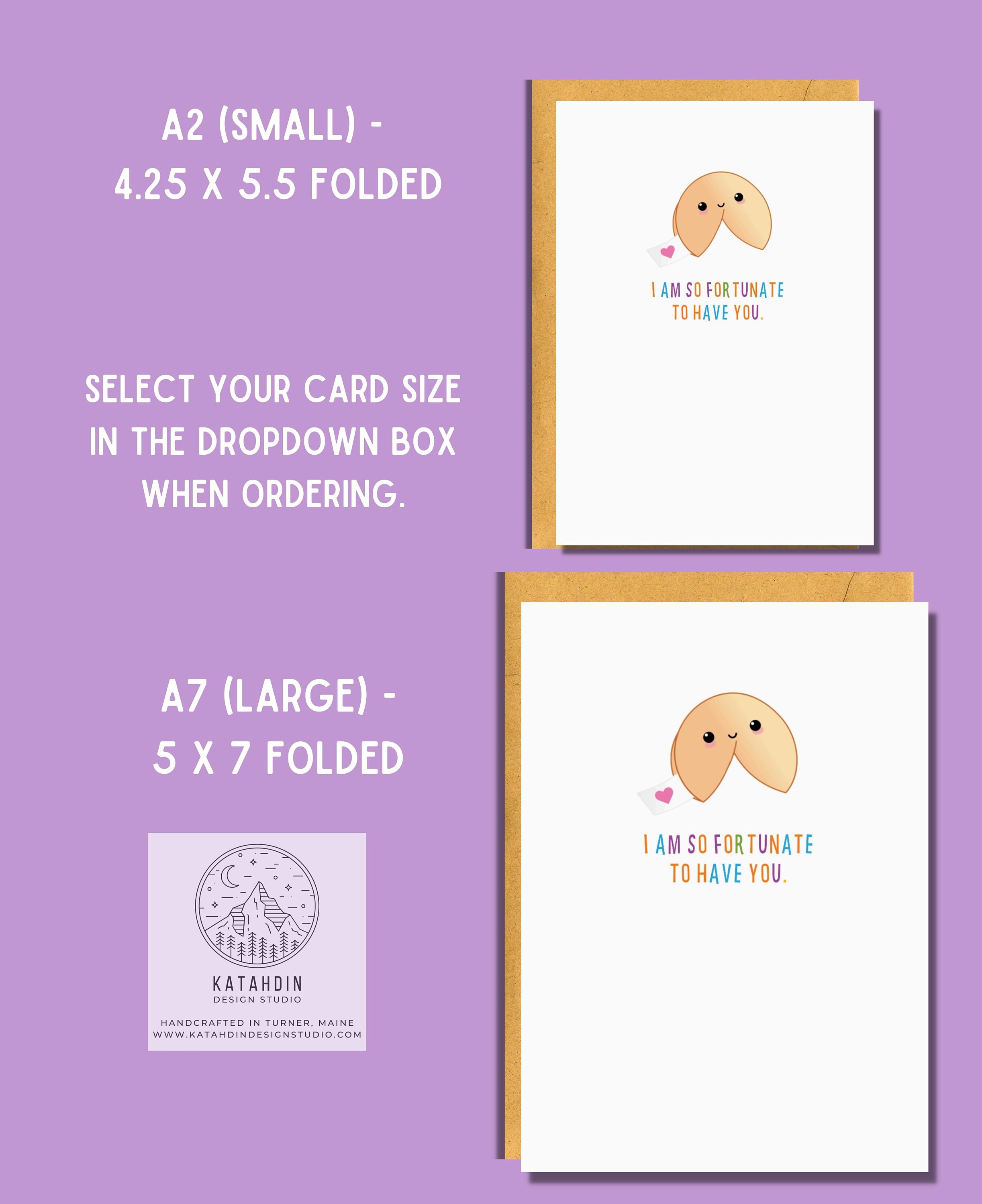 I Am so Fortunate to Have You Food Puns Handmade Greeting - Etsy