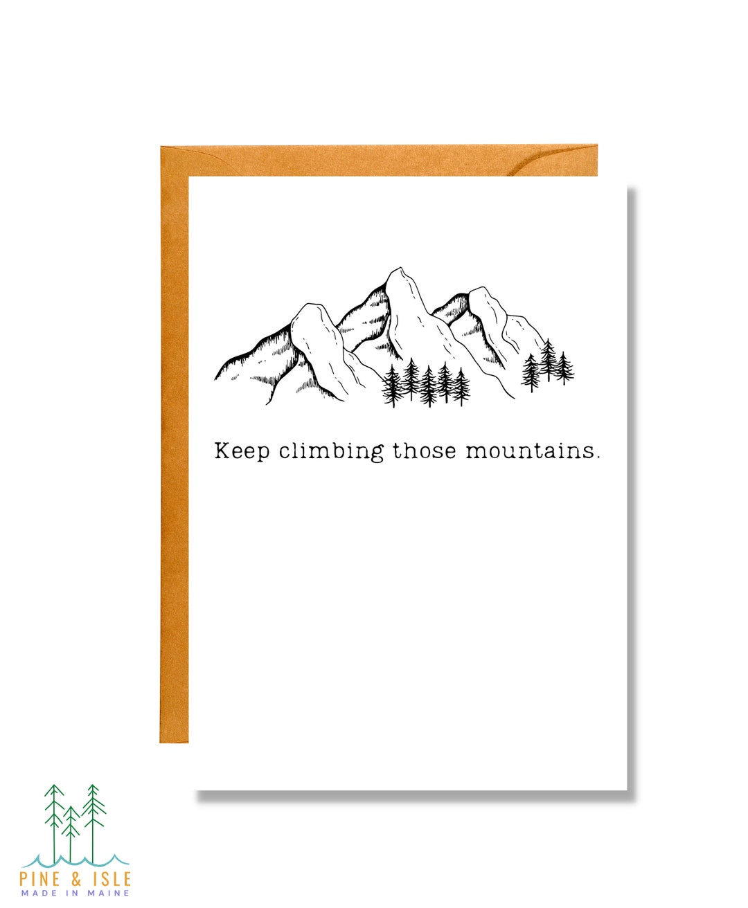 Keep Climbing Those Mountains | Encouragement Card | Congratulations ...