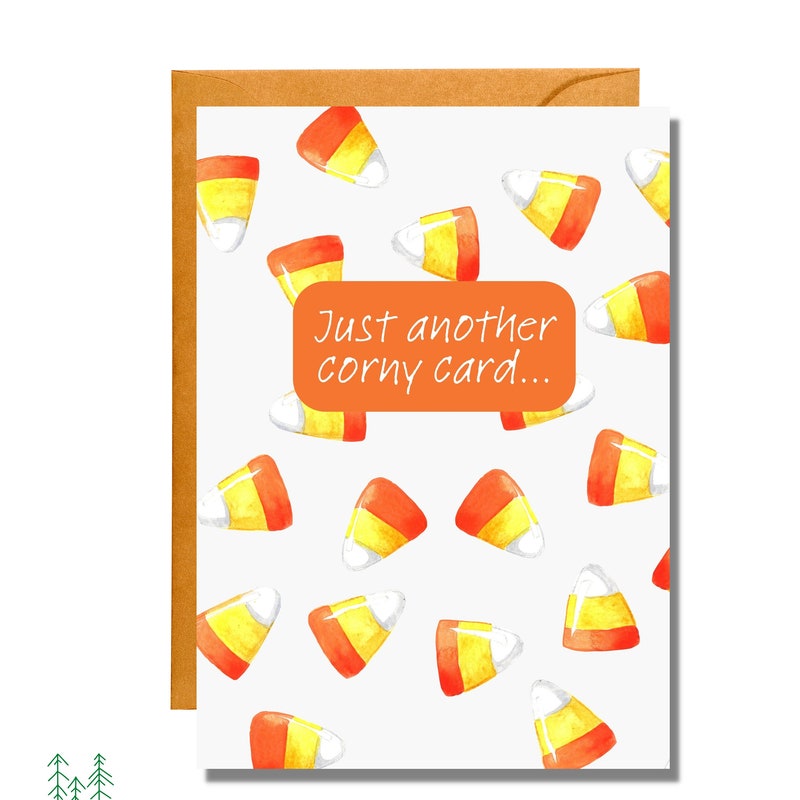 Corn Pun Card - Etsy