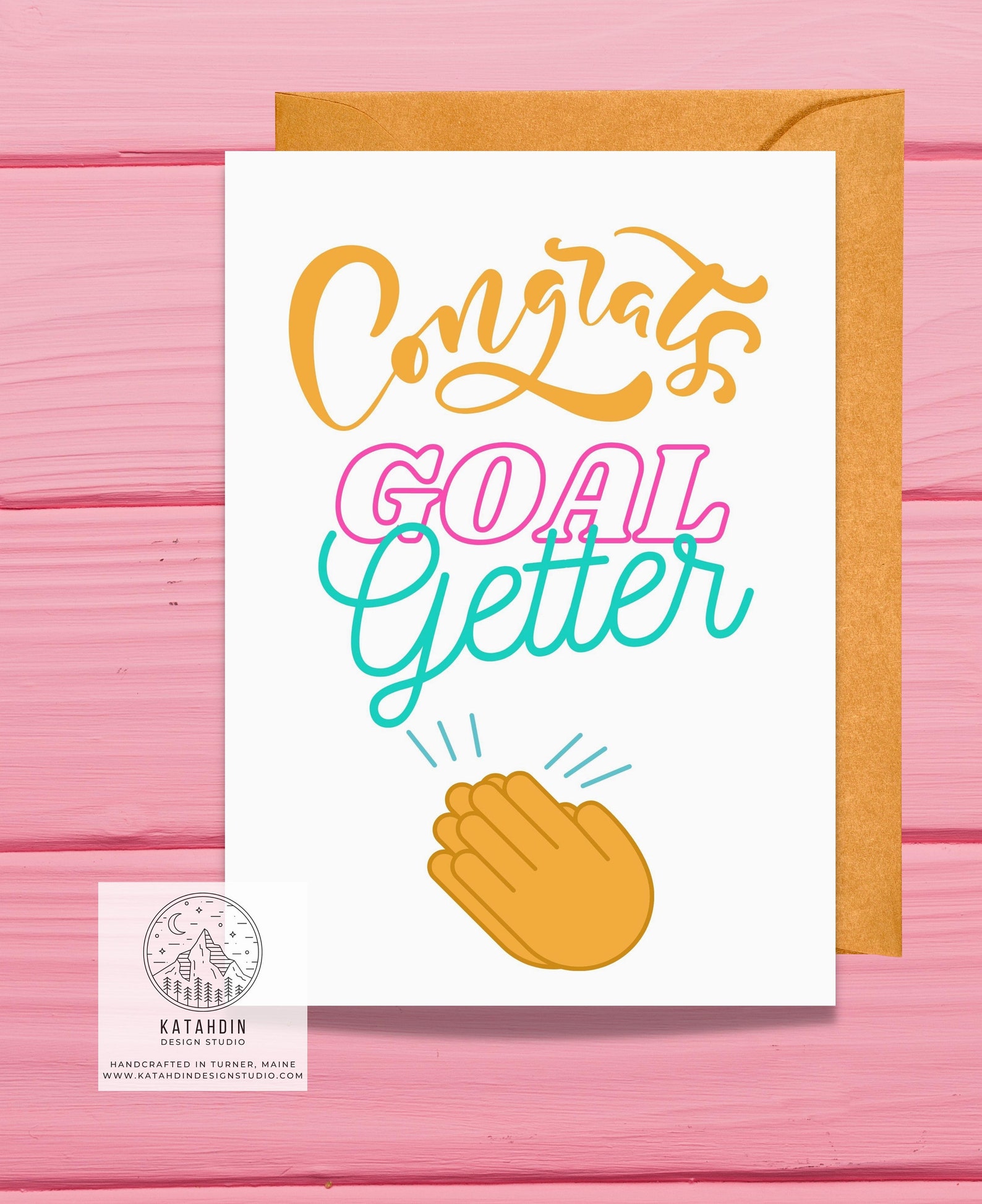 Congrats Goal Getter Congratulations Card New Job | Etsy