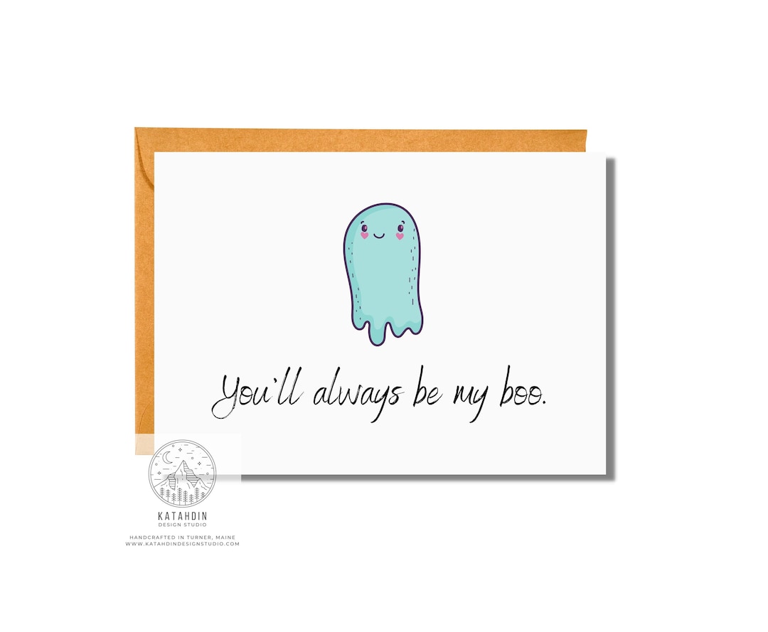 You'll Always Be My Boo Anniversary Card Love Pun Card - Etsy