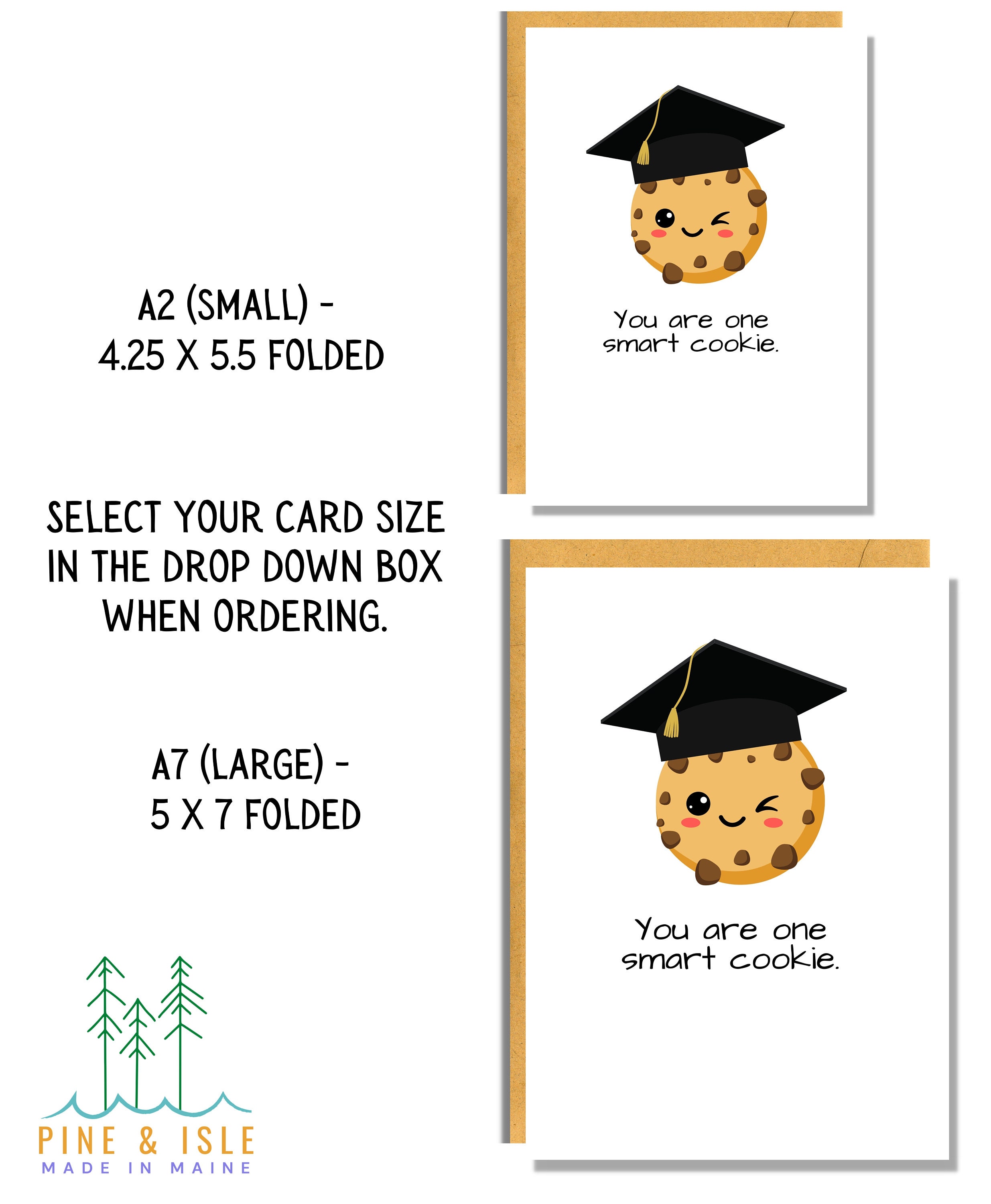 You Are One Smart Cookie Graduation Card Proud of You - Etsy