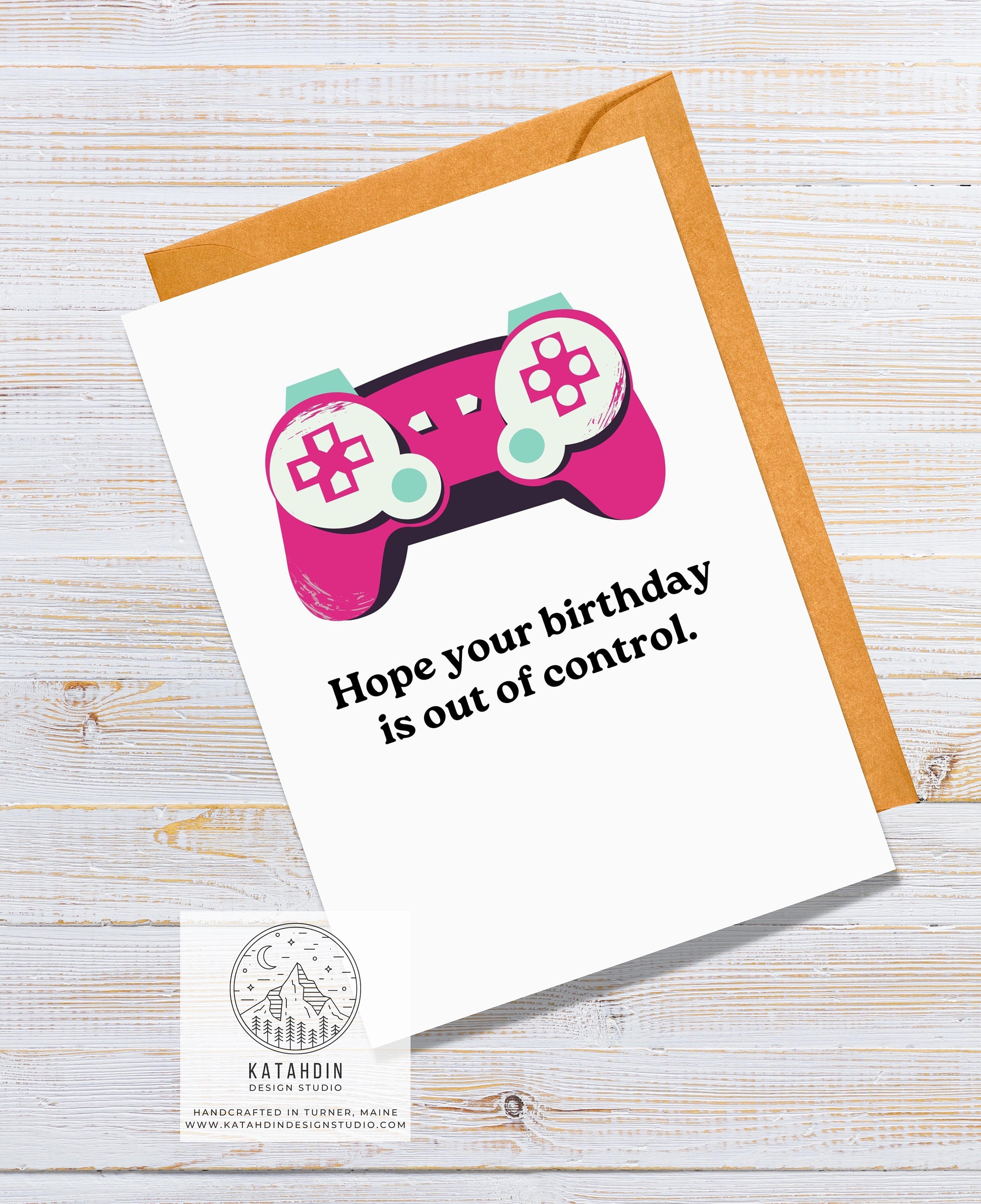 Hope Your Birthday is Out of Control Funny Card Video Game | Etsy