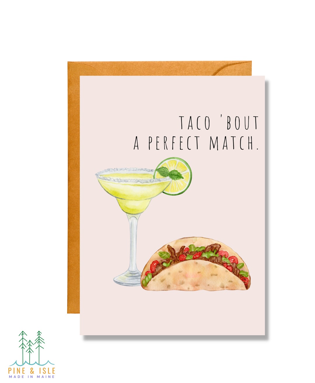 Taco 'bout a Perfect Match | Engagement Card | Wedding Card | WD2 - Etsy