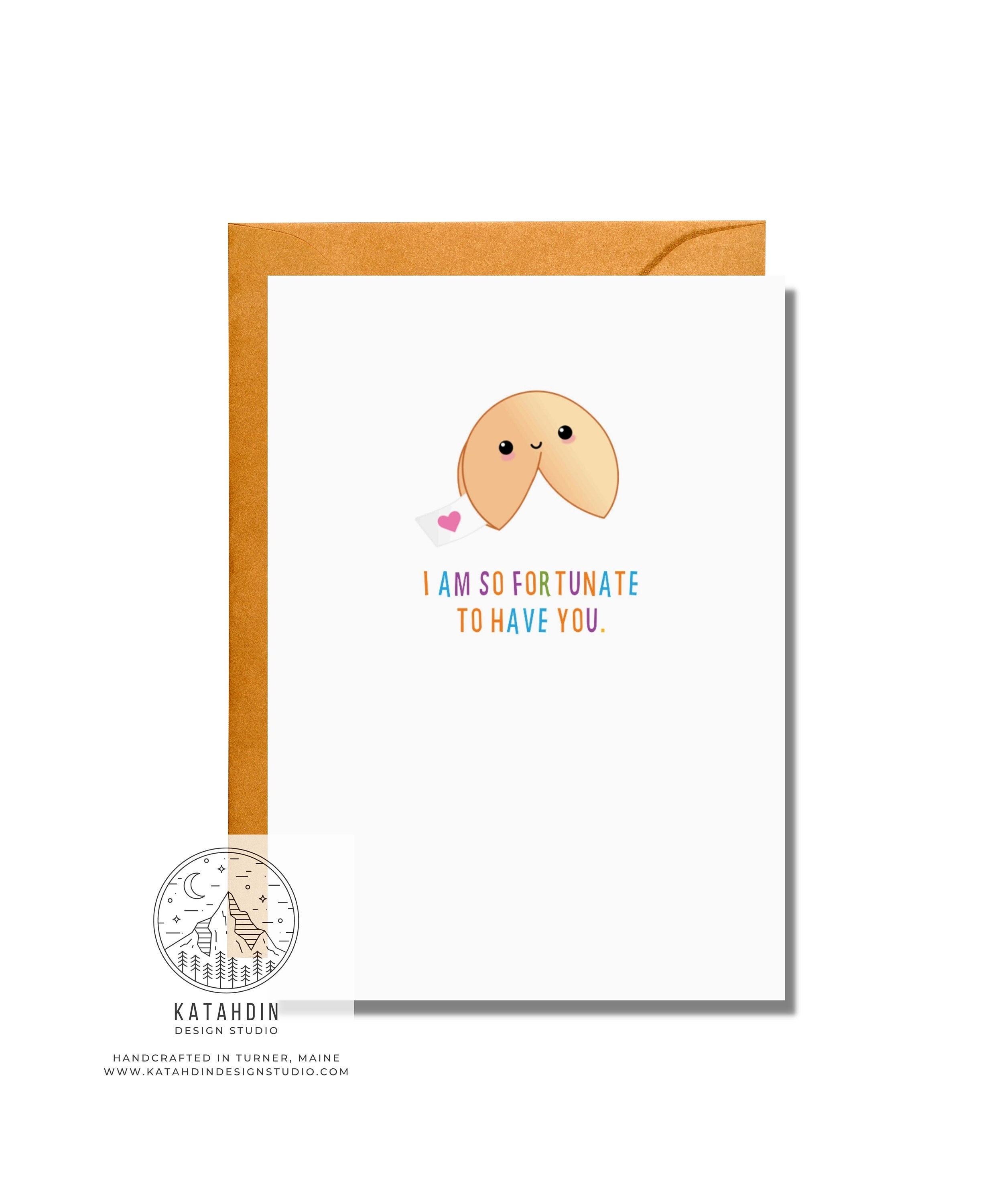 I Am so Fortunate to Have You Food Puns Handmade Greeting - Etsy